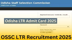 OSSC LTR Recruitment 2025: Admit Card Released – Download Now - Info Keralam